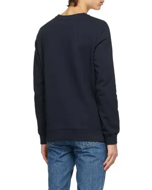 A.p.c. Vpc Logo Flocked Crewneck Sweatshirt