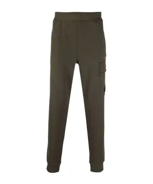 C.P. COMPANY Elastic Waist Track Pants - Green