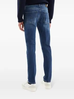 FAY Five-pocket Design Slim-cut Jeans