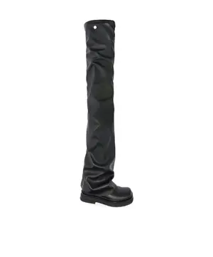 Attico Robin Over The Knee Thigh High Flat Boots