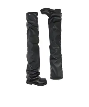 Attico Robin Over The Knee Thigh High Flat Boots