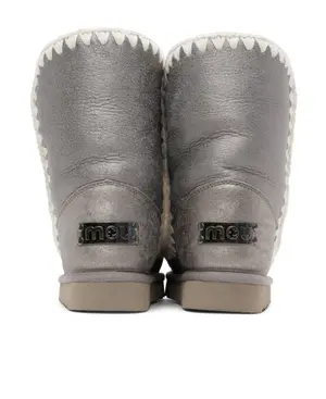 Mou Eskimo 24 Metallic Whipstitch-trim Boots