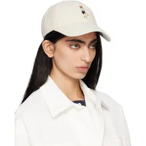 Maison Kitsuné Dressed Fox Logo Embroidered Baseball Cap