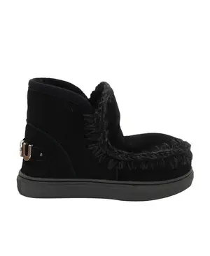Mou Suede Eskimo Boots - Black