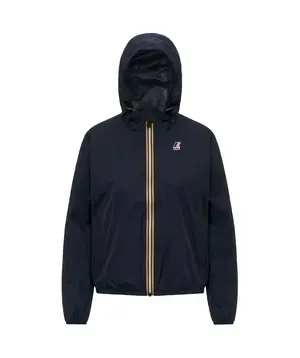K-WAY Zip-up Hooded Jacket - Blue Depth