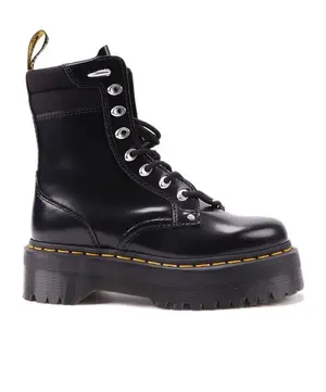 Dr. Martens Jadon Platform Lace-up Boots - Black