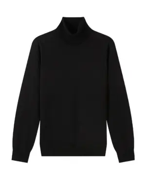 A.p.c. Sandra Roll-neck Sweatshirt - Black