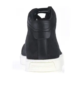 Emporio Armani Logo Lace Skate Shoes