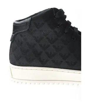 Emporio Armani Logo Lace Skate Shoes