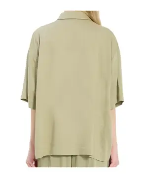 THE FRANKIE SHOP Eda Fluid Polo Shirt