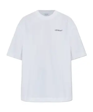 Off-White Half Arrow Skate Logo T-shirt - White