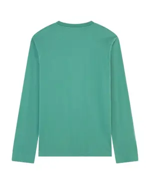 Maison Kitsuné Fox Head Patch Long-sleeved T-shirt