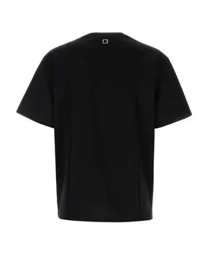 WOOYOUNGMI Logo-plaque Cotton T-shirt