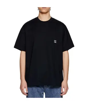 WOOYOUNGMI Logo-plaque Cotton T-shirt