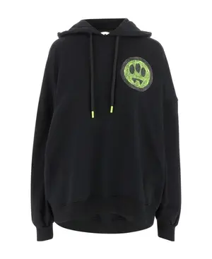 BARROW Logo Printed Drawstring Hoodie