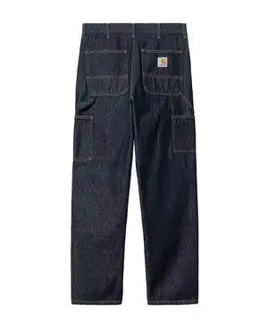Carhartt Work In Progress Logo-patch Straight-leg Jeans