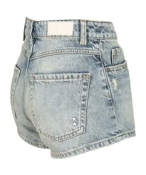 ICON DENIM LOS ANGELES Mini Five-pocket Shorts