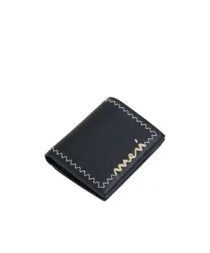 Marni Bi-fold Wallet With Mending Embroidery