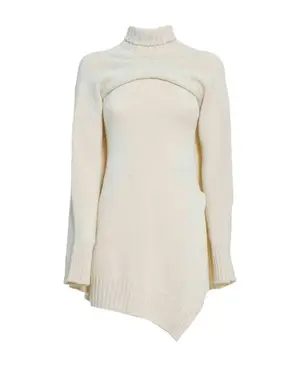 JIL SANDER Long-sleeved Sweater - White