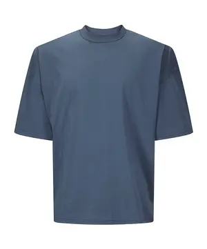 HAIKURE Virgil Oversized Mock-neck T-shirt - Blue
