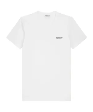 DONDUP Short-sleeved Crewneck T-shirt - White