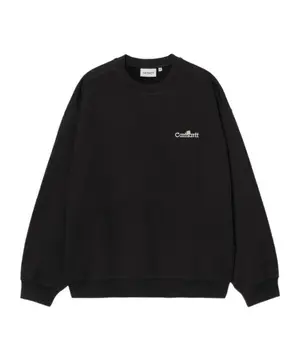 Carhartt Work In Progress Logo Sweatshirt - Black