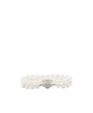 VIVIENNE WESTWOOD Graziella Pearl Bracelet - White
