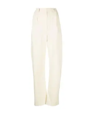 LEMAIRE Straight-leg Cotton-blend Trousers - No