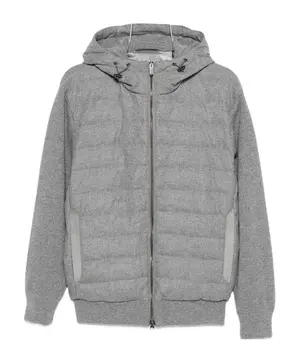 PAUL  SHARK Hooded Zip-fastening Sweater - Grey