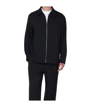JIL SANDER Zip-fastening Shirt Jacket - Black