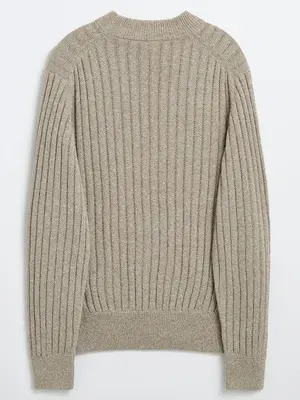 SUNFLOWER Ribbed Crew Neck Sweater