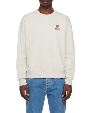 Kenzo Logo-embroidered Crewneck Sweatshirt