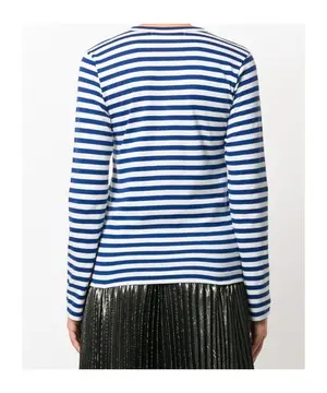 Play Comme Des Garcon Comme Des Garçons Play Striped Long-sleeved T-shirt