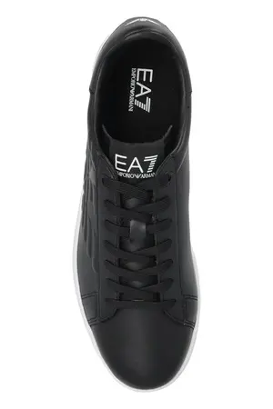 EA7 Logo-embossed Lace-up Sneakers