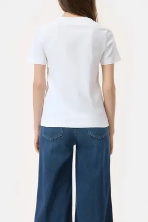 Closed Ribbed Crew Neck T-shirt
