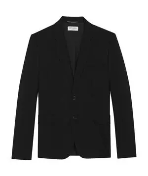 Saint Laurent Single-breasted Blazer - Black
