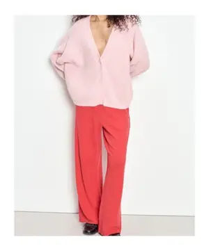 American Vintage V-neck Long-sleeved Cardigan