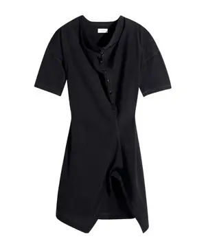 LEMAIRE Asymmetric Design Dress - Black