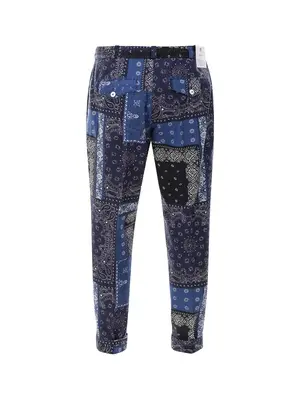 PT TORINO Paisley Print Trousers