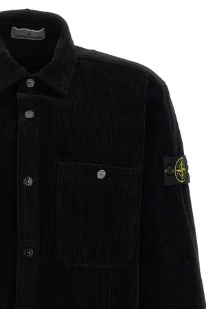 Stone Island Long-sleeved Cotton Shirt