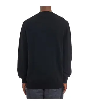 Play Comme Des Garcon Long-sleeved V-neck Sweater