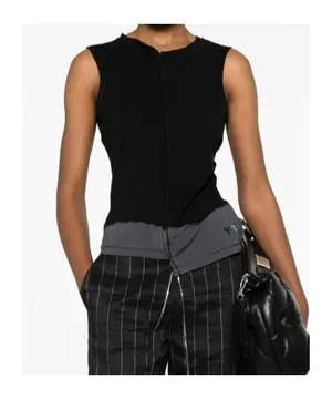 Y3 Asymmetrical Dip-dye Tank Top