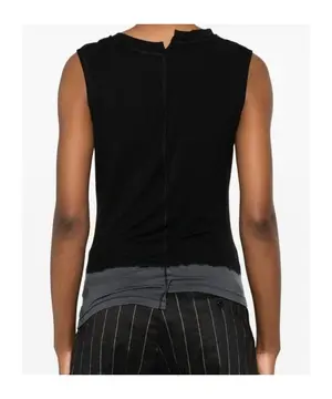 Y3 Asymmetrical Dip-dye Tank Top