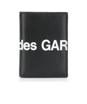 Comme Des Garçons Huge Logo Wallet - Black