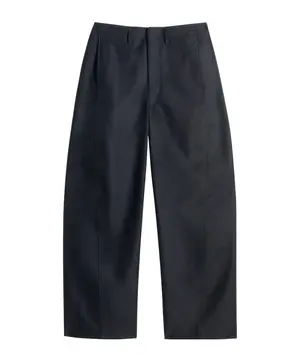 LEMAIRE Tailored Chinos With Braid Detail - Black