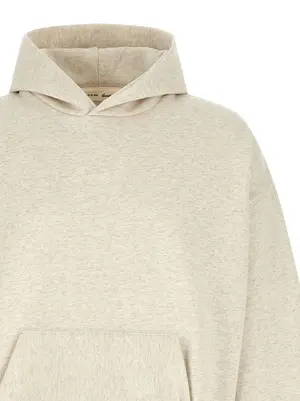 Fear Of God Long-sleeved Hoodie With Embroidered Logo - Nude