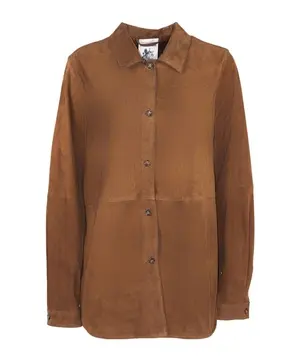 SEMICOUTURE Classic Collar Button-up Shirt Jacket