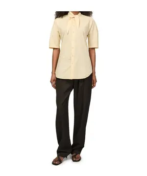 LEMAIRE Short-sleeved Shirt With Scarf