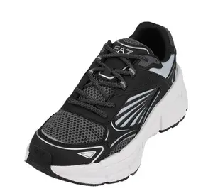 EA7 Round-toe Sneakers - Black