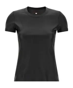 Stouls Leather T-shirt - Black